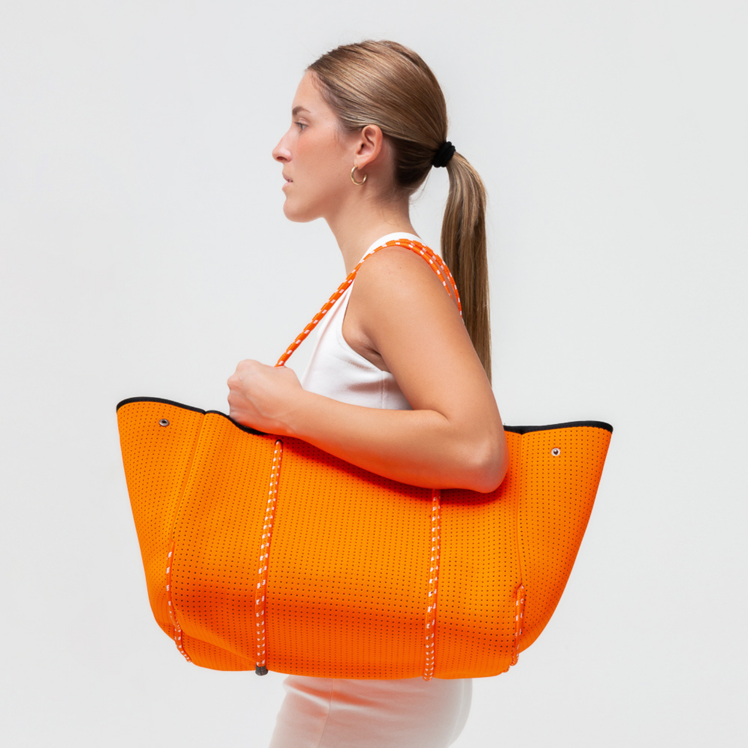 EVERYDAY TOTE NEON ORANGE – Pop Ups Brand