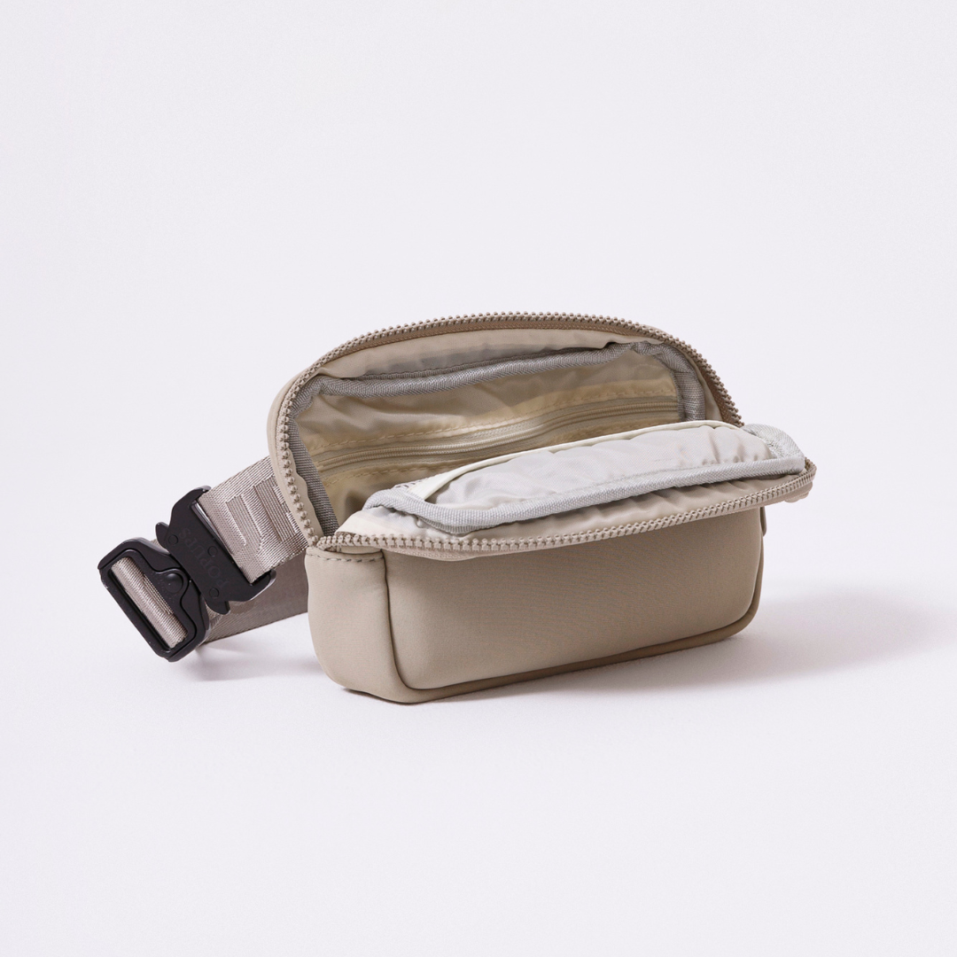 FANNY PACK TAUPE – Pop Ups Brand