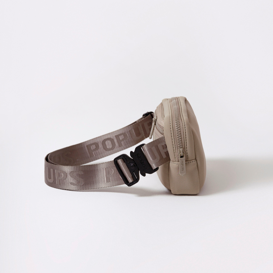 FANNY PACK TAUPE – Pop Ups Brand