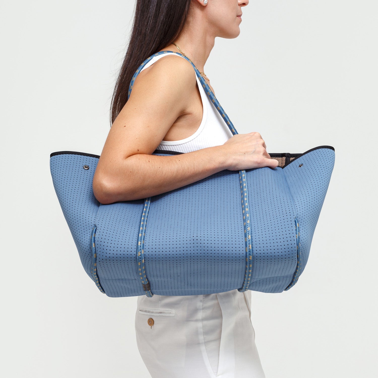 EVERYDAY TOTE STORMY BLUE – Pop Ups Brand